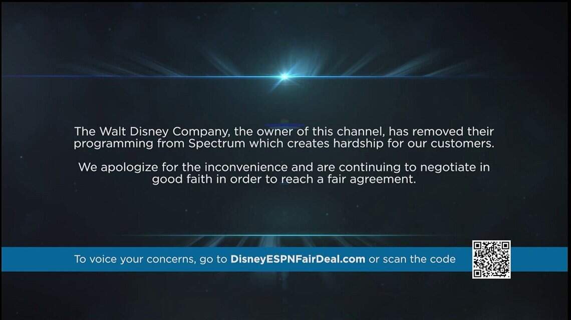 Update: Charter Spectrum cable loses Disney channels ABC, ESPN ...