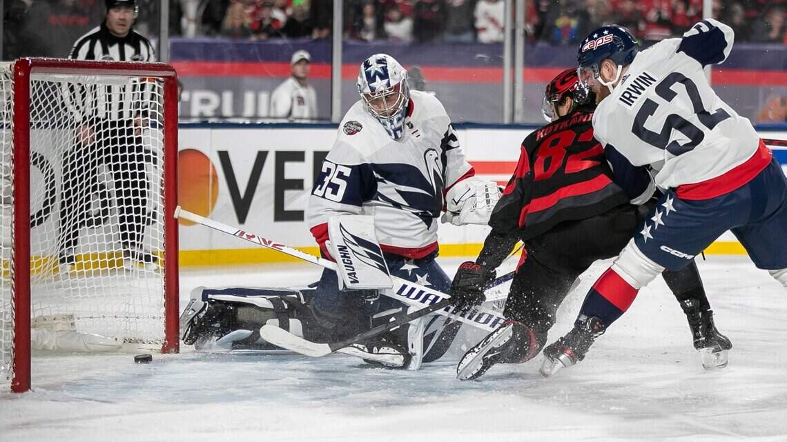 Hurricanes v Capitals NHL Stadium Series outdoor hockey game | Raleigh ...