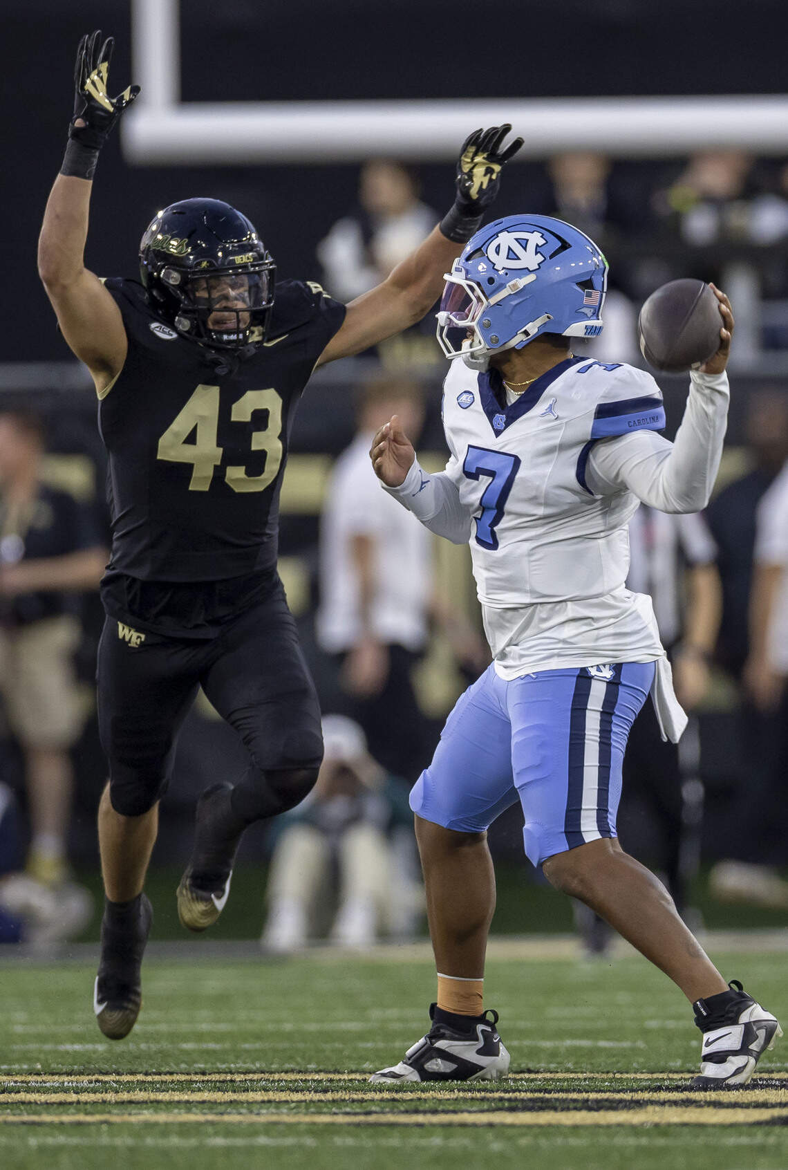 Verhoff boots four field goals in UNC loss vs Wake | Raleigh News ...