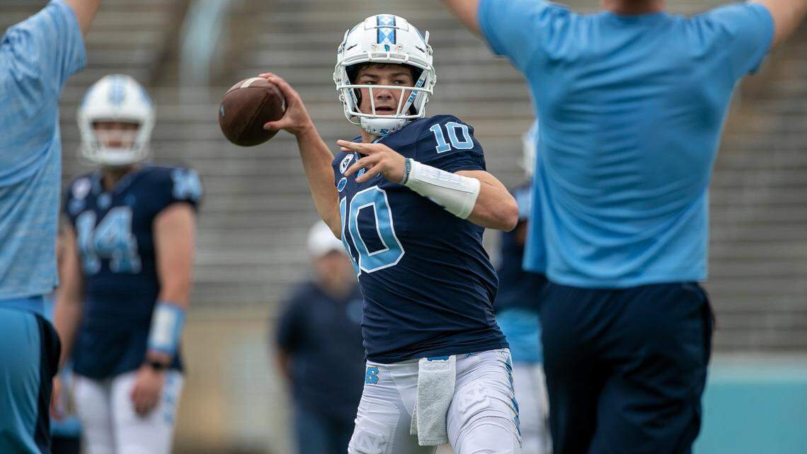 UNC QB Drake Maye leads All-ACC preseason football picks | Raleigh News ...