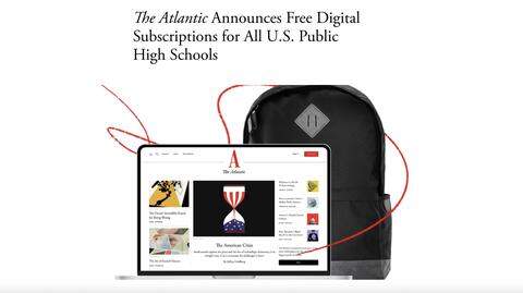 The Atlantic offers free digital access to US high schools | Raleigh ...