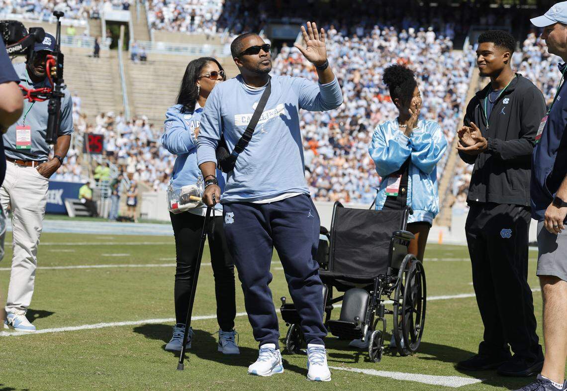 Gravely ill UNC chaplain celebrated at Clemson football game | Raleigh ...