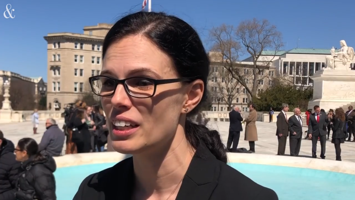 Allison Riggs argued about the constitutionality of partisan ...
