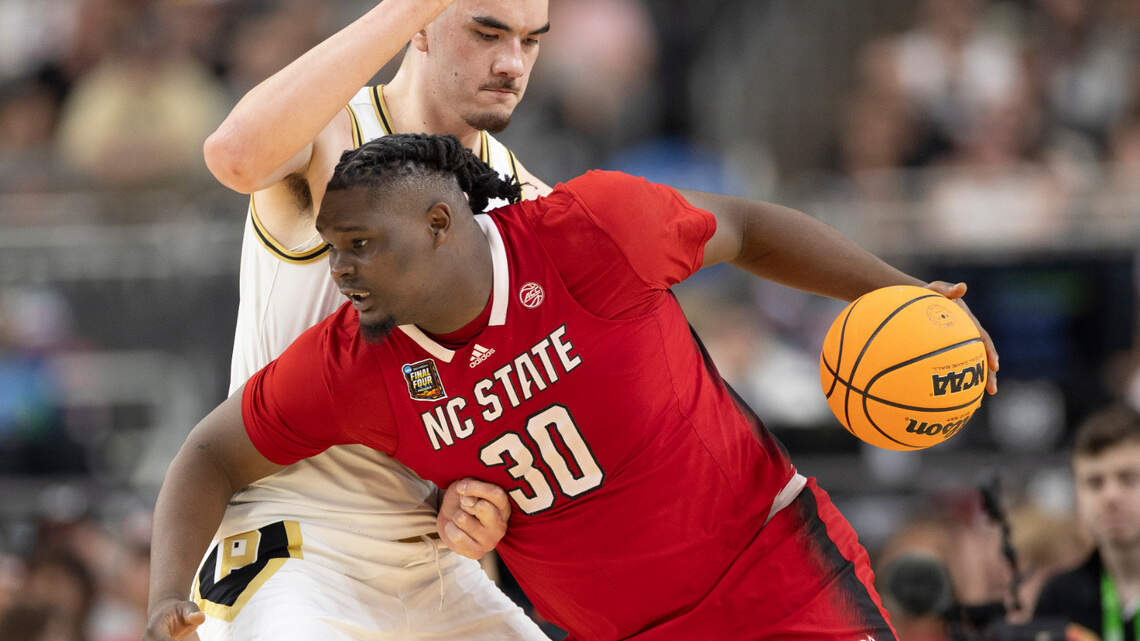 NC State basketball DJ Burns slims down for 2024 NBA draft | Raleigh ...