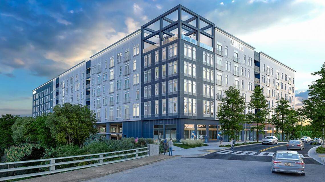 7-story apartment complex with sky-lounge opens in Raleigh | Durham Herald Sun