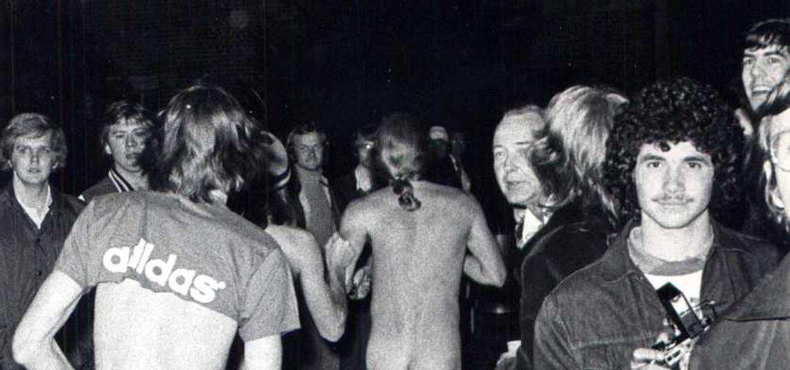 UNC held the record for streaking during 1974 nudity trend | Raleigh ...
