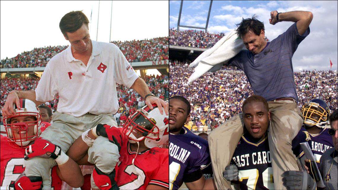 Photos: Action from college football games between rivals NC State and ECU | Raleigh News & Observer