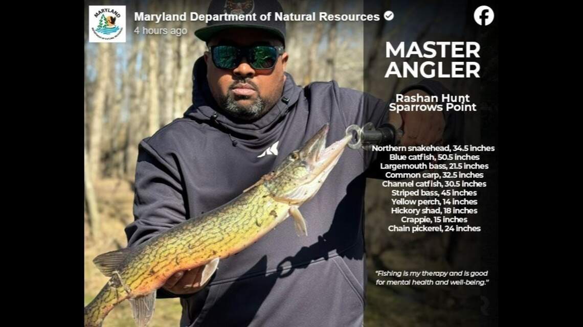 Man catches 10 fish, wins ‘master angler’ award in Maryland | Miami Herald