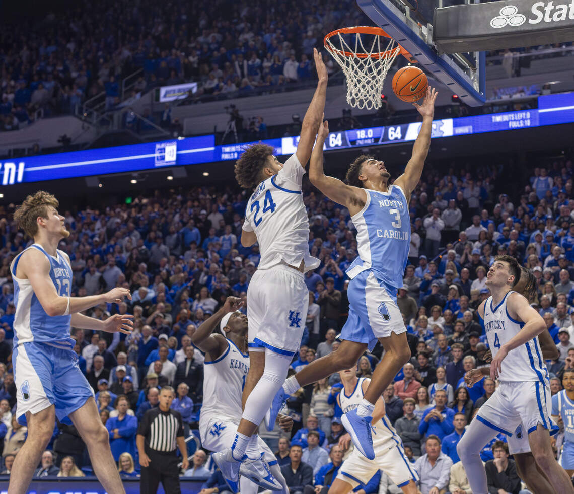 Freshman’s clutch shots seal UNC win at Rupp vs Kentucky | Raleigh News ...