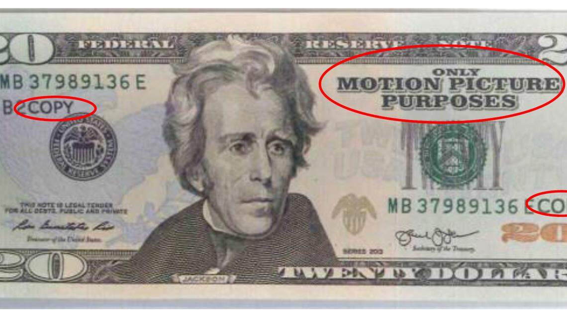 Fake money used as movie props looks real but is worthless at NC ...