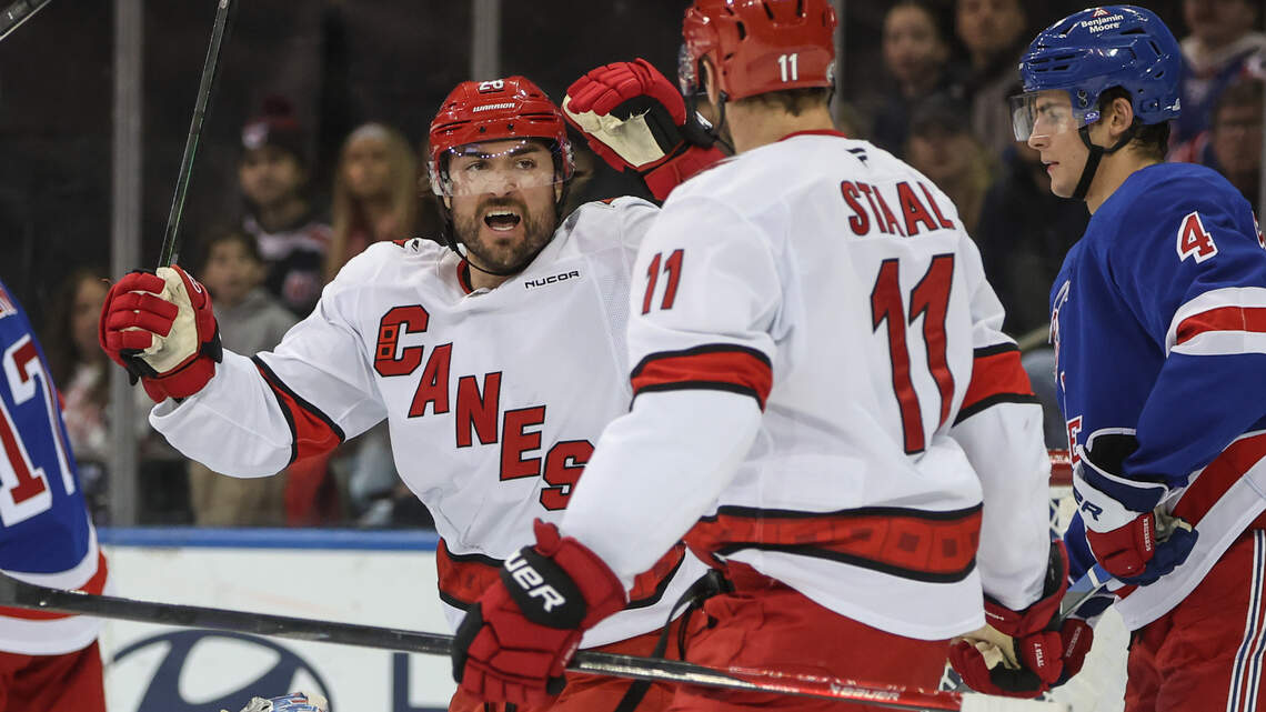 Hurricanes Rangers NHL game New York: Who won? Score, recap | Raleigh ...
