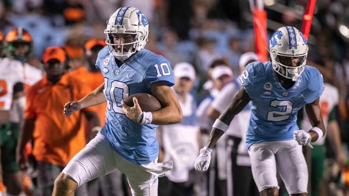 Drake Maye shines in debut as UNC football beats FAMU, 56-24 | The State