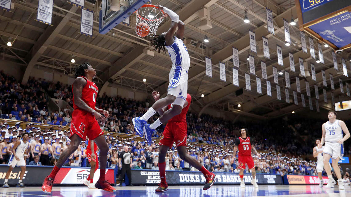 Mitchell dunk memorable in forgettable 84-59 Duke win vs. UL | Raleigh ...