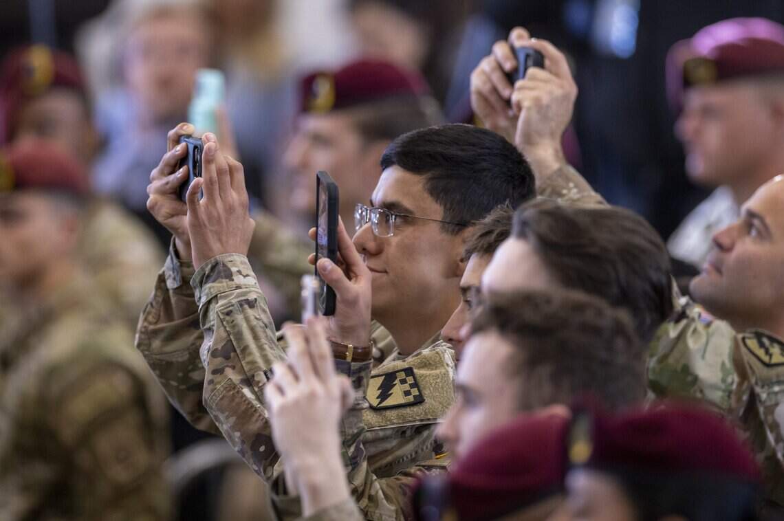 Soldiers gather at Fort Bragg for Trump’s Fayetteville visit | Raleigh ...