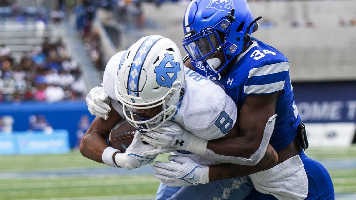 UNC football beats Georgia State, 35-28, to improve to 3-0 | Durham ...
