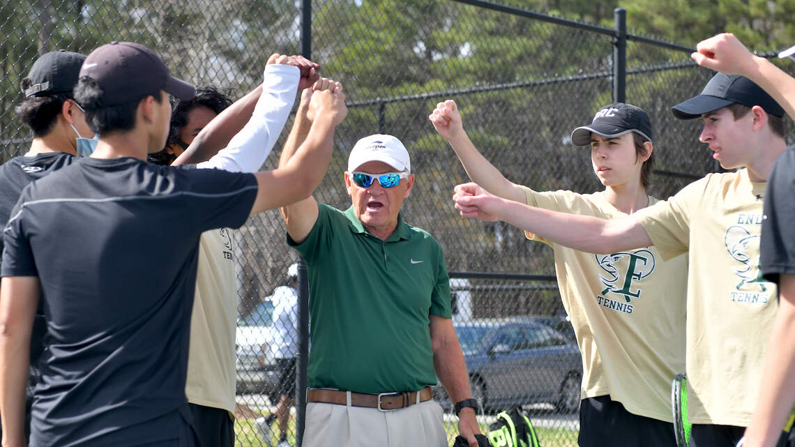 Enloe of Raleigh tennis coach Steve Spivey wins 1100th match | Raleigh ...