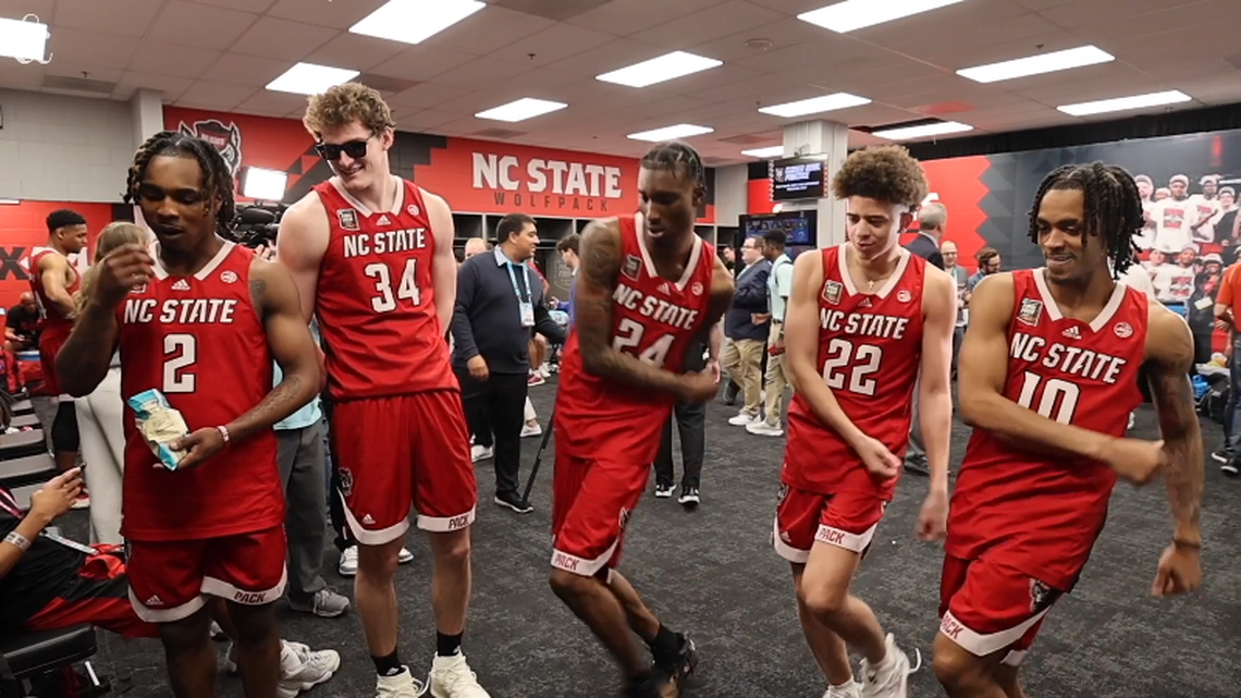 Take an Inside Look into NC State's Final Four locker room | Raleigh ...