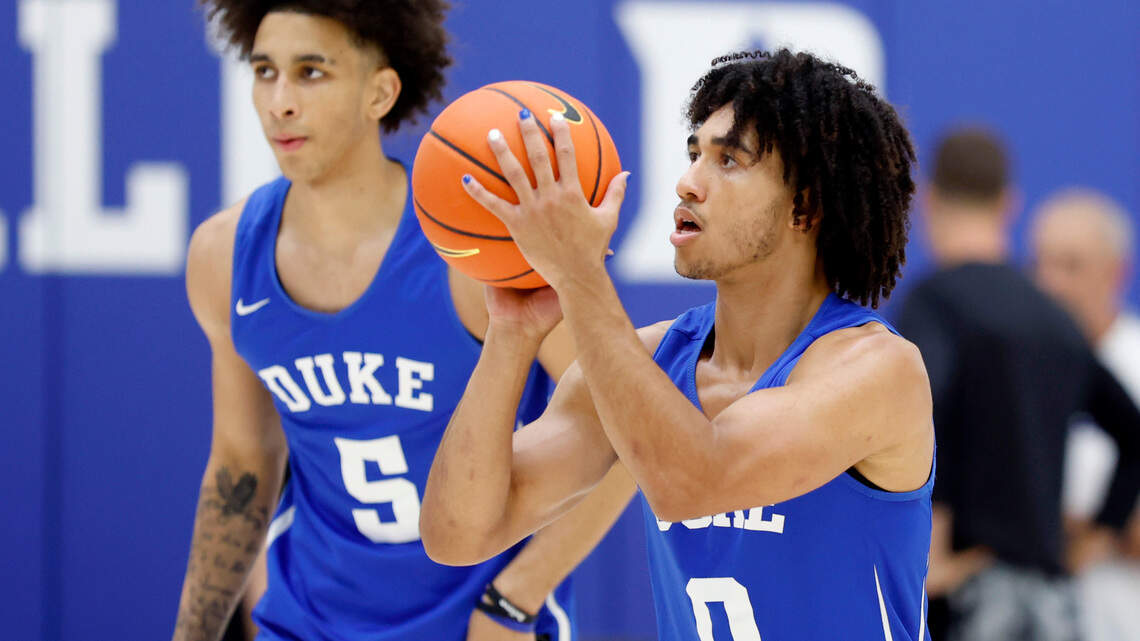 Photos of Duke men’s basketball, Filipowski at summer workout | Raleigh ...