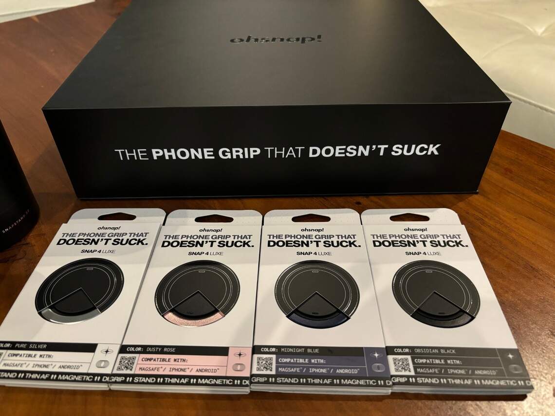 Apex phone grip maker Ohsnap has roots in Super Bowl ads | Raleigh News ...