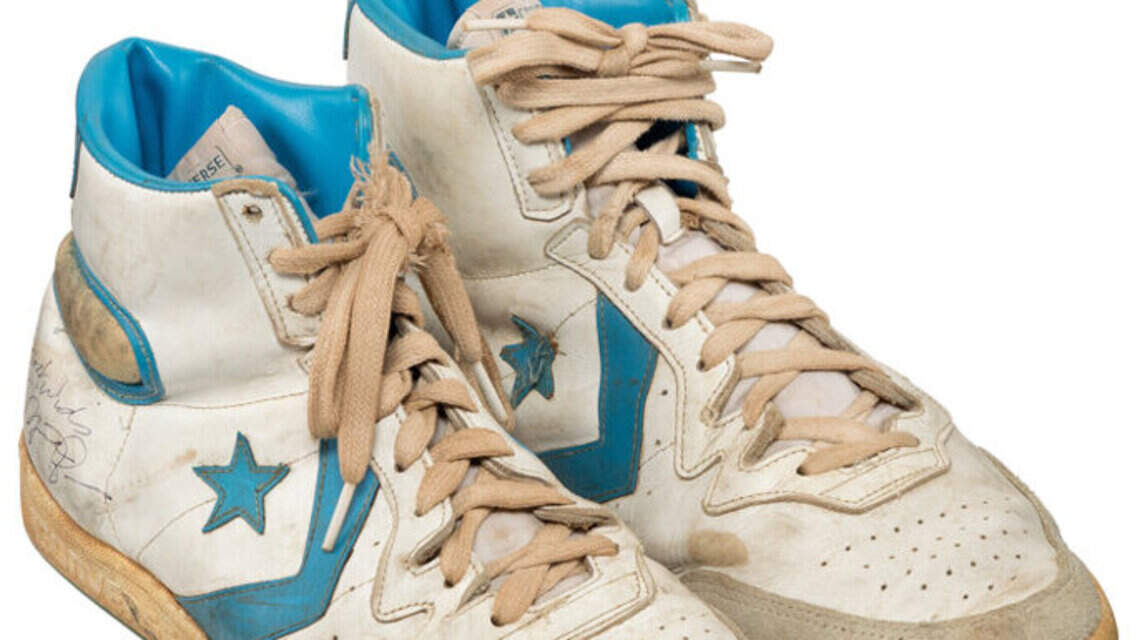 Sneakers worn by Michael Jordan for UNC basketball for sale | Raleigh ...