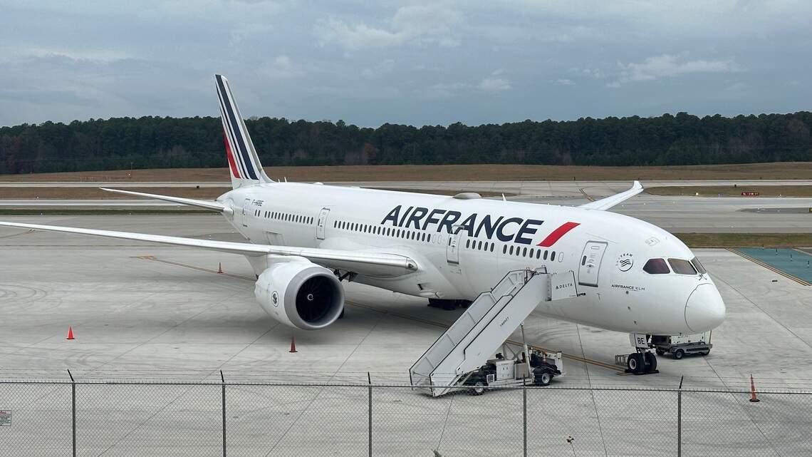 Air France plane involved in RDU mishap returns to Paris | Raleigh News ...