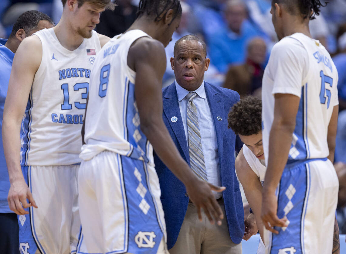 UNC players hold meeting after win over Navy in Chapel Hill | Raleigh ...