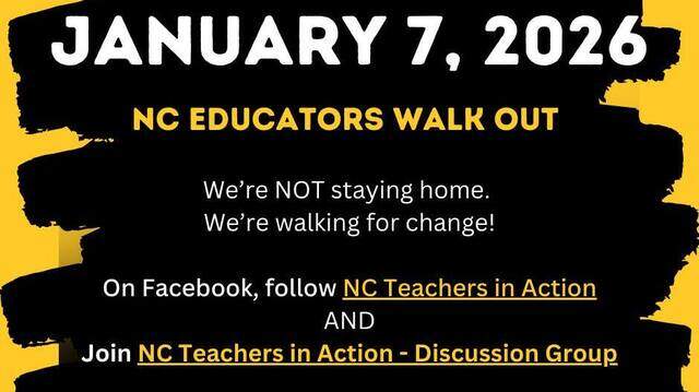 Teachers to call out Jan. 7 over low pay, NC funding crisis | Raleigh ...