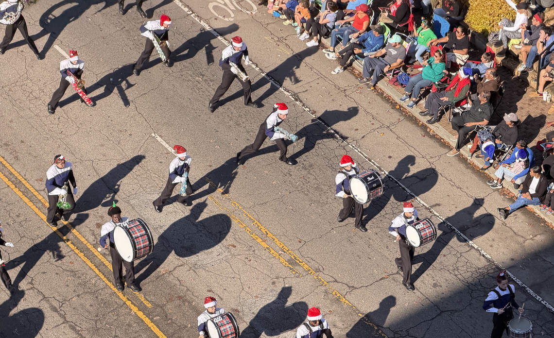 The Raleigh Christmas Parade, as seen from high above | Raleigh News ...