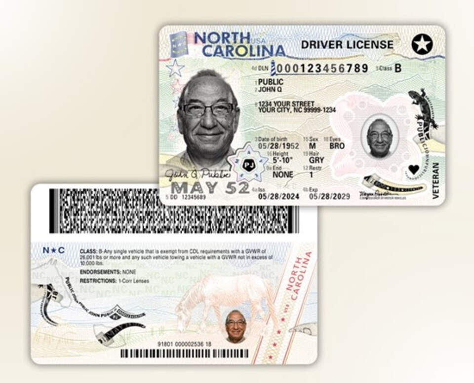 NC driver licenses and state IDs get new look and feel | Raleigh News ...