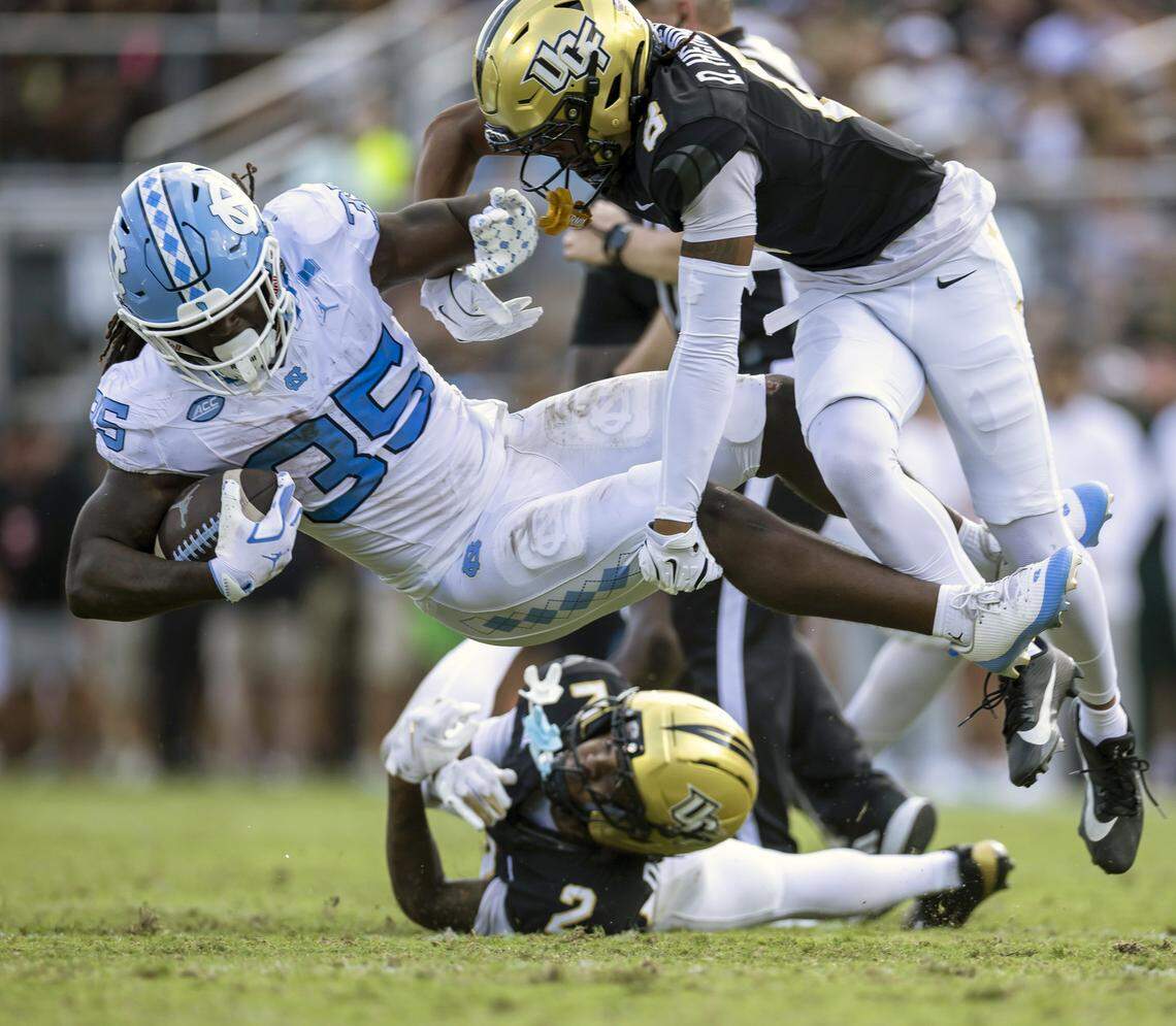 North Carolina travels to Central Florida in college football action ...