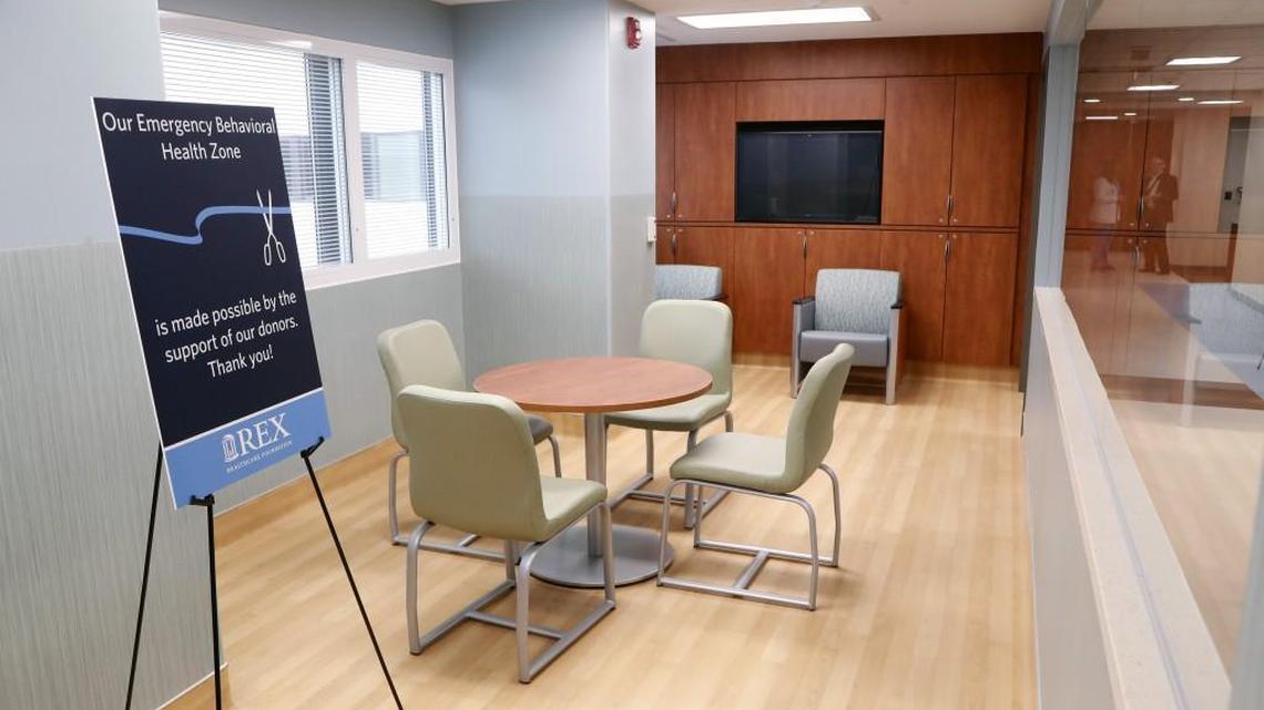 UNC Rex Health Care opens behavioral health area for psychiatric ...