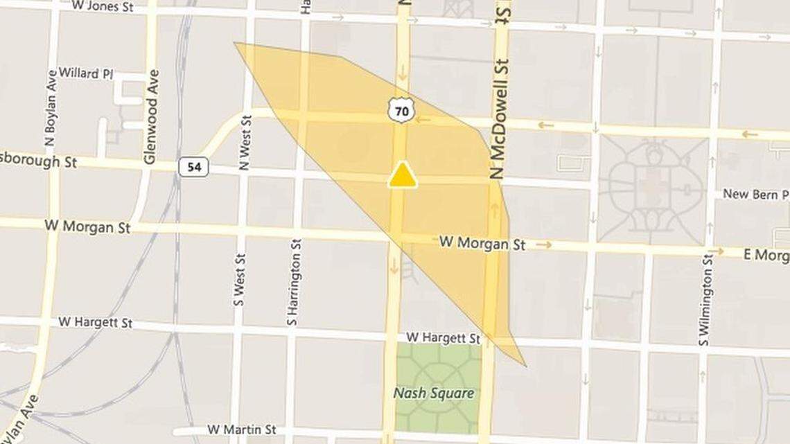 Part of downtown Raleigh is without power Wednesday morning | Raleigh ...