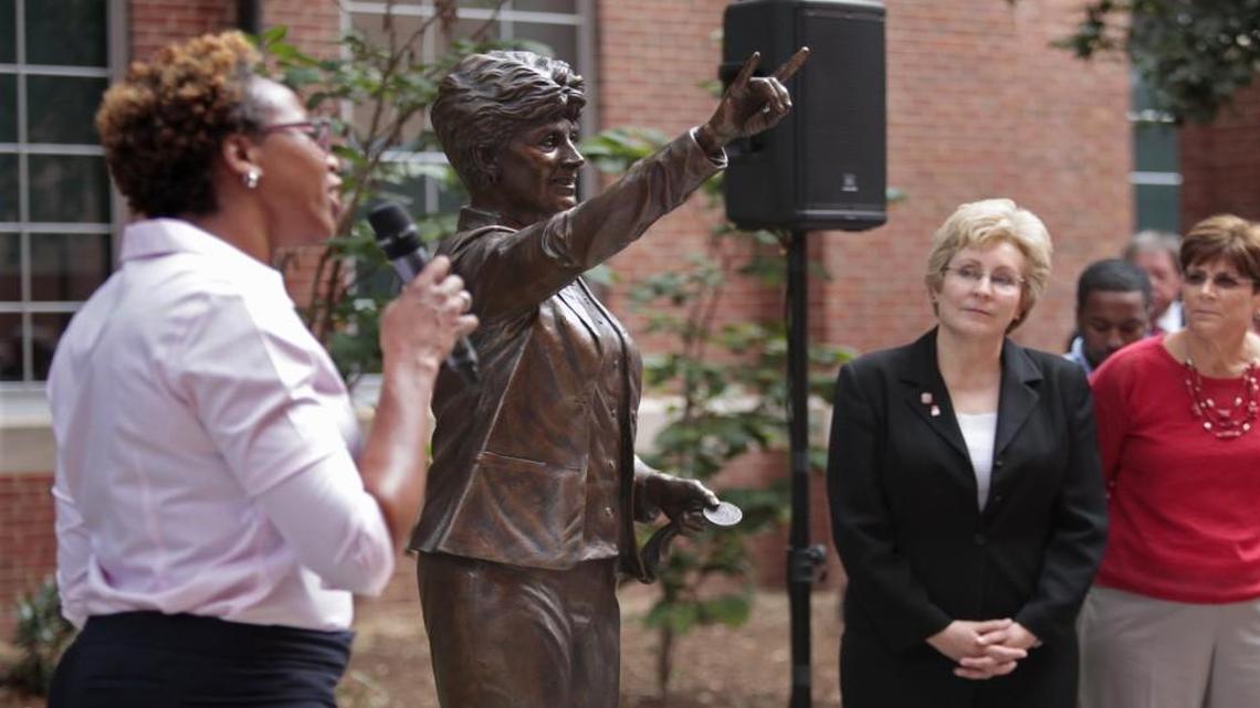 NC State | Wolfpack unveils statues of Jim Valvano, Kay Yow, Norm Sloan ...